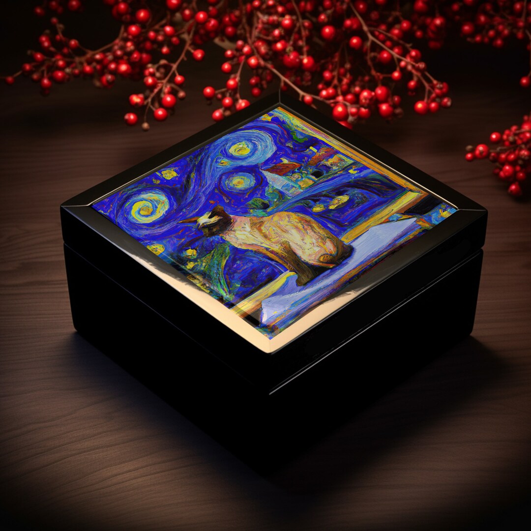 Siamese Cat Memory Box, Trinket Keepsake, Siamese Cat Painted Art, Best ...