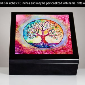 Tree of Life Jewelry Box, Custom Personalized for Her, Gift for a Girl ...