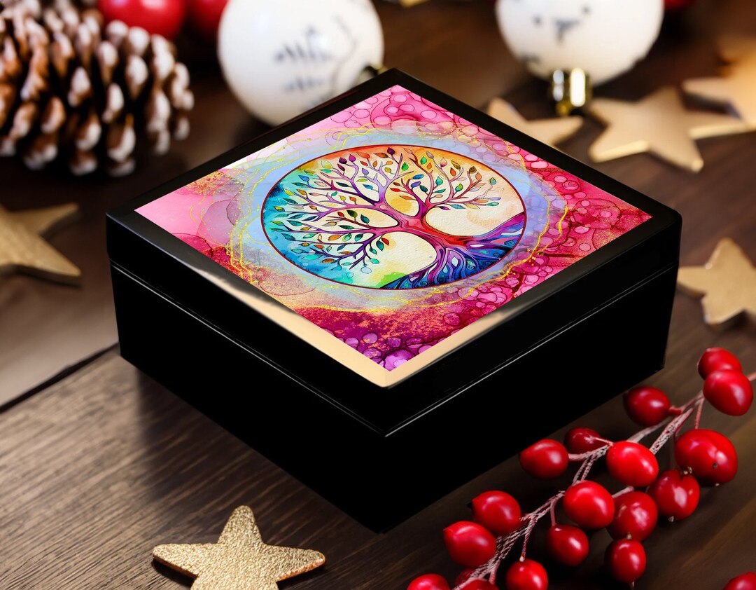Tree of Life Jewelry Box, Custom Personalized for Her, Gift for a Girl ...