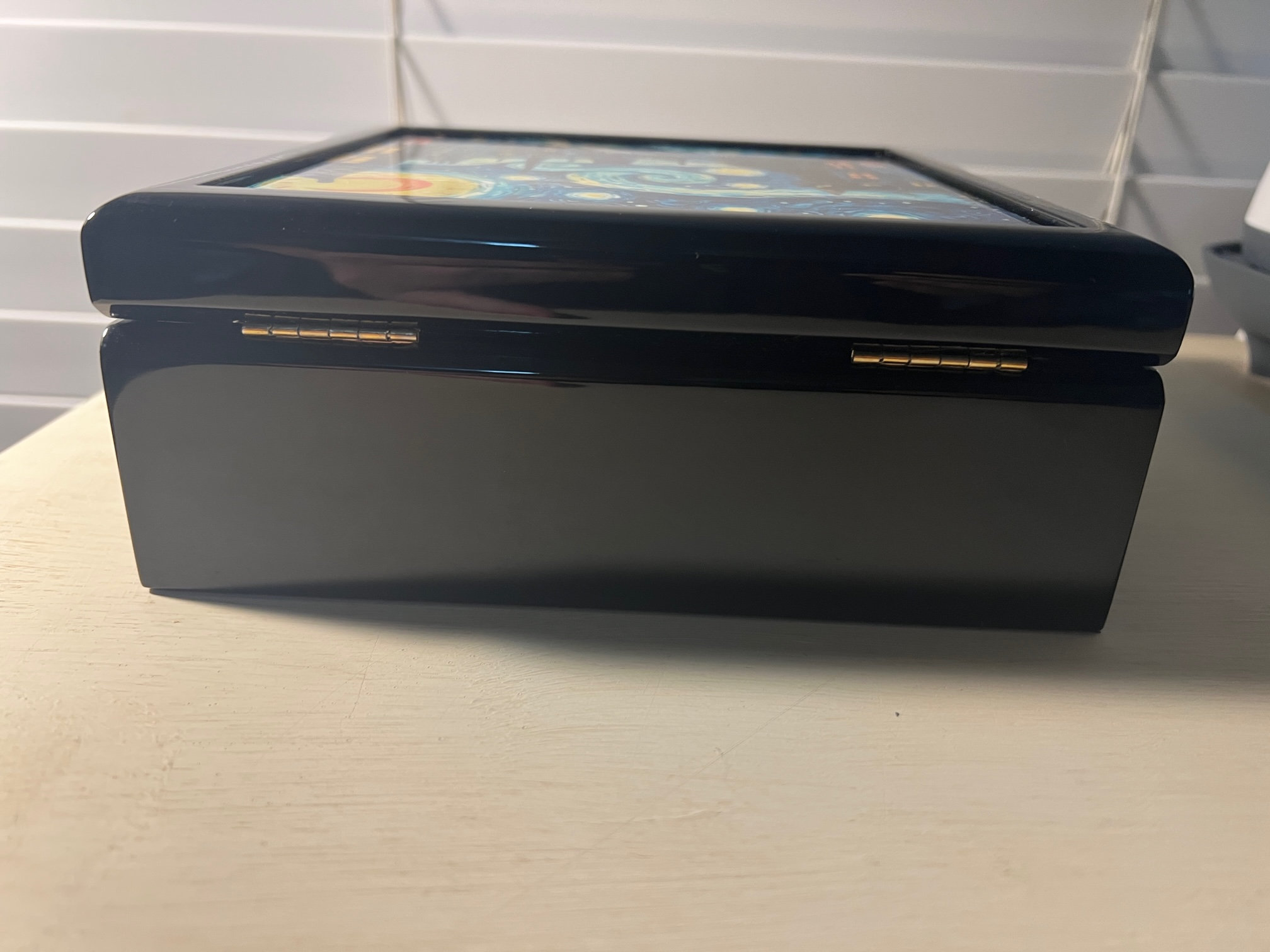 Breaching Whale Wood Box Ocean Waves, Ceramic Tile Lid, Personalized ...