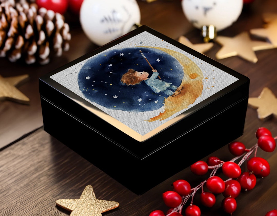 Personalized Box for Boy, Memory Box, Jewelry Storage, Wooden Case ...