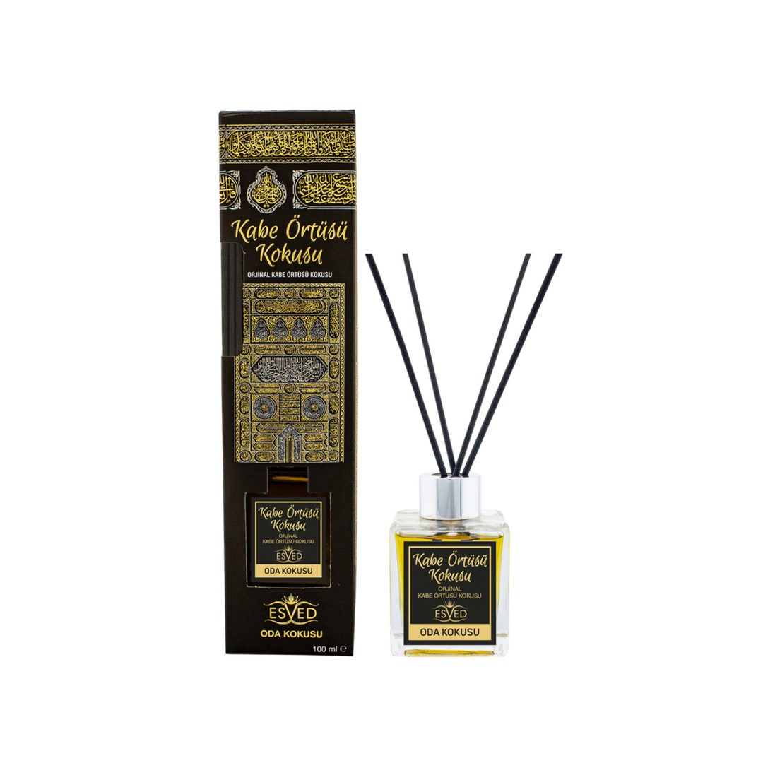 Kaaba Room Fragrance Diffuser With Sticks 100 Ml, Kabe Örtüsü, Misk ...