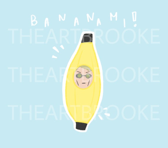 Jujutsu Kaisen Nanami Kento Banana Sticker/Bananami JJK | Etsy