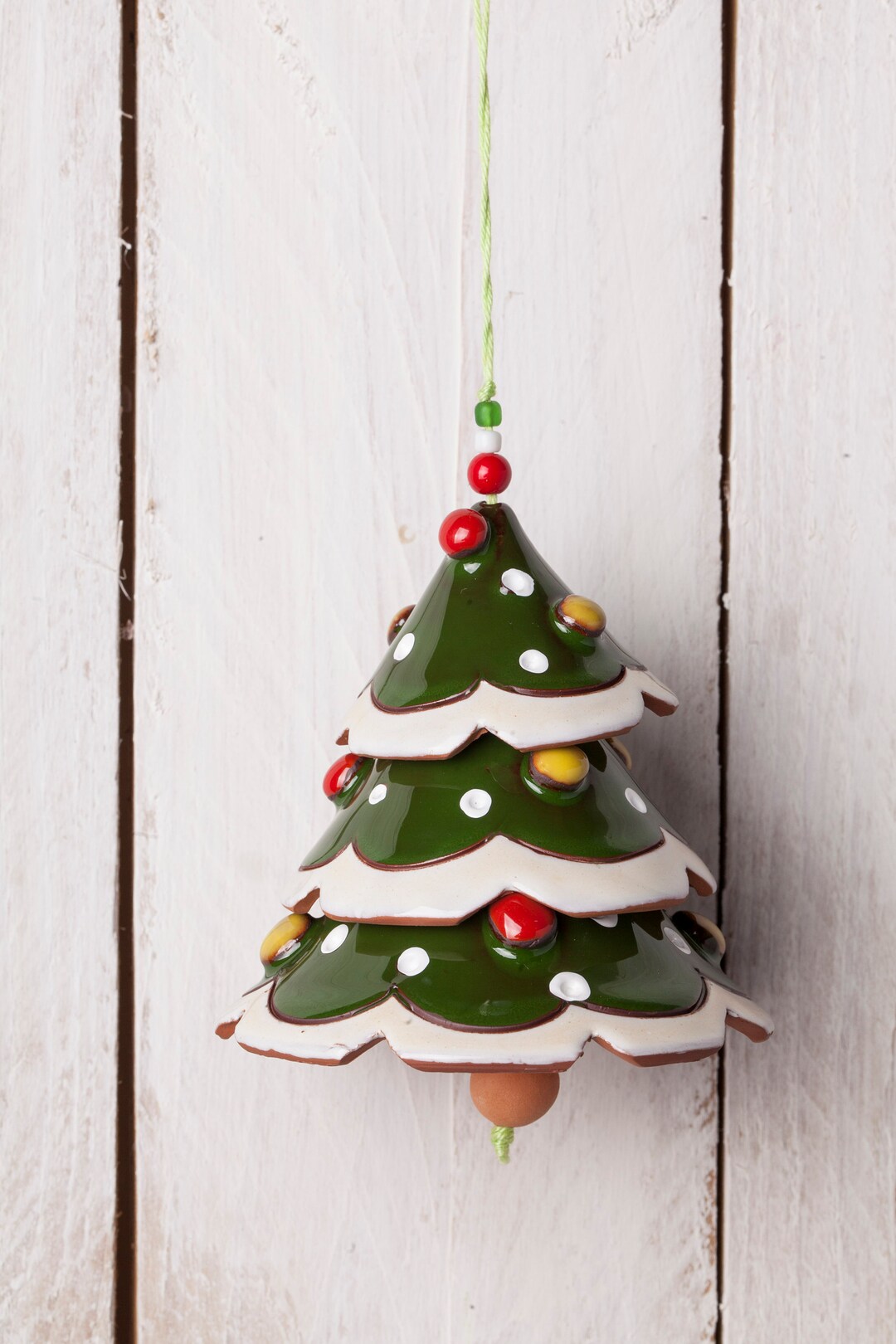 Christmas Tree Bells, Christmas Tree Decoration, Handmade Christmas ...