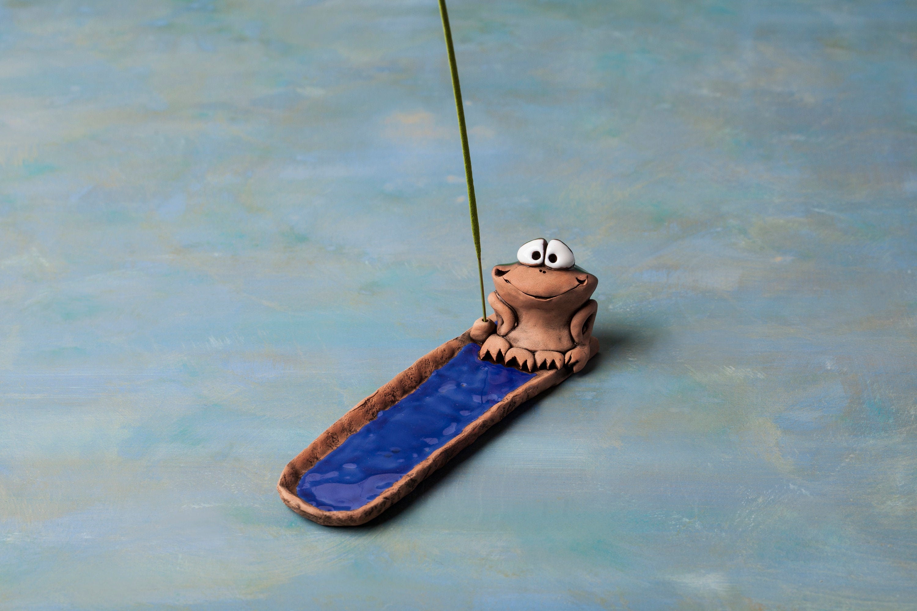 Ceramic Incense Holder Fun Frog Incense Holder Handmade | Etsy