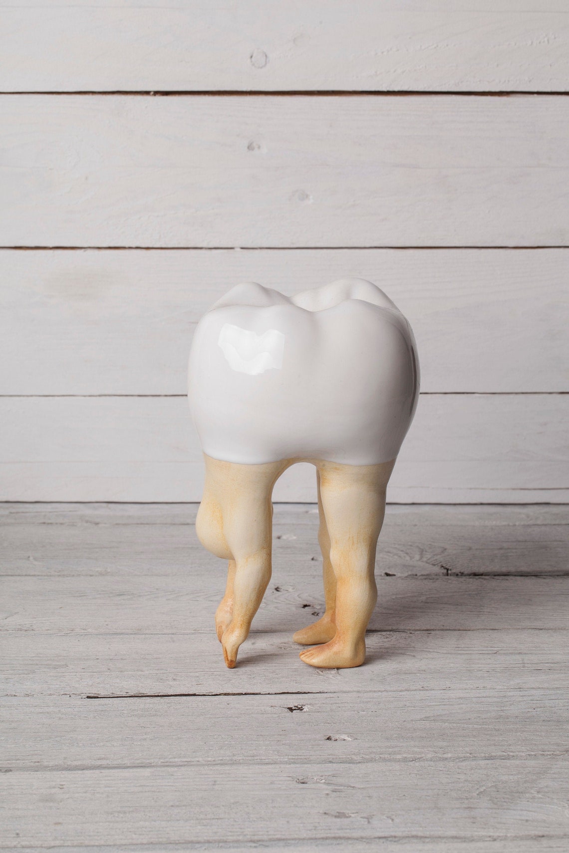 A Hand Crafted Ceramic Fun Tooth Human Figure Gift for a - Etsy