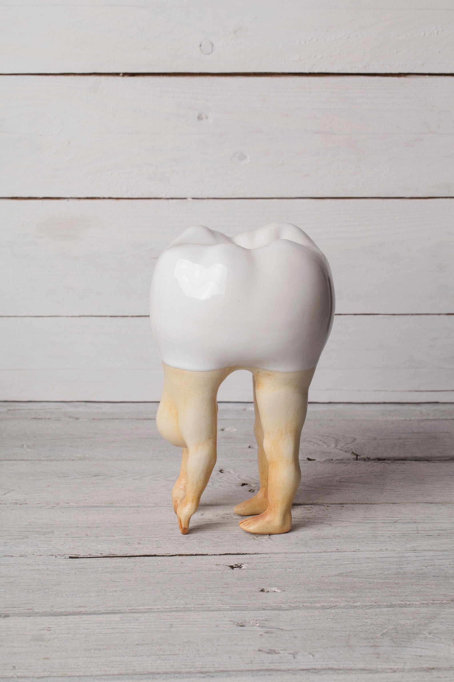 A Hand Crafted Ceramic Fun Tooth Human Figure Gift for a - Etsy