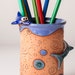 Handmade Ceramic Pen/pencil Holder, Dolphins Design, Pencil Box With ...