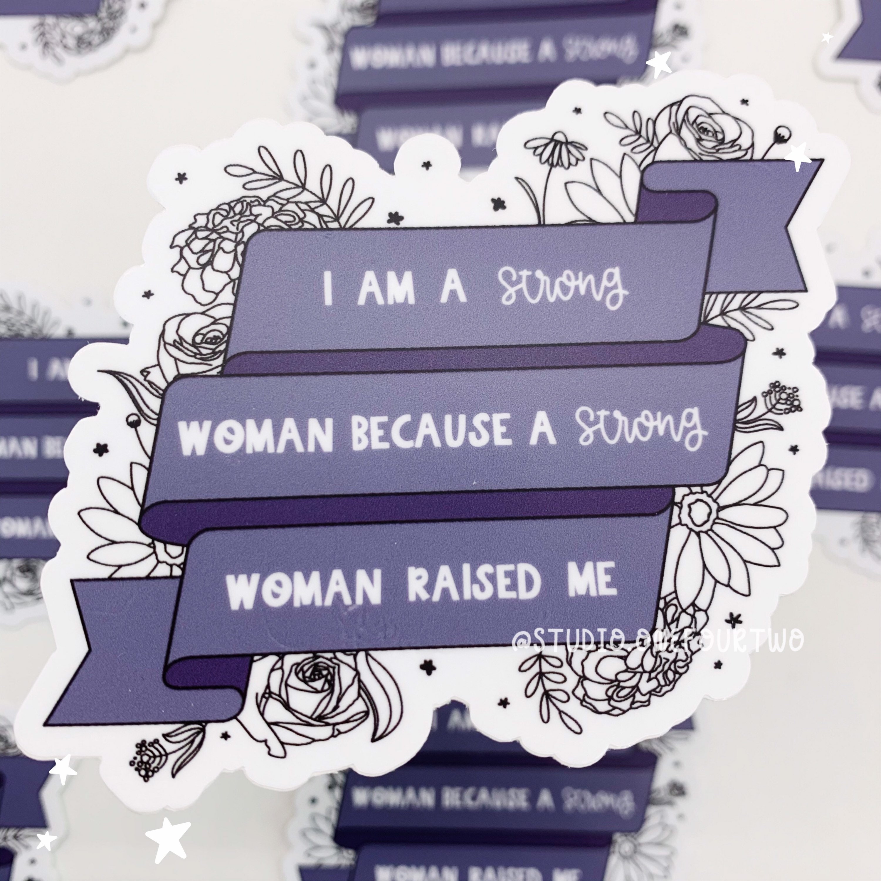 Strong Woman Sticker Women Appreciation Inspired | Etsy