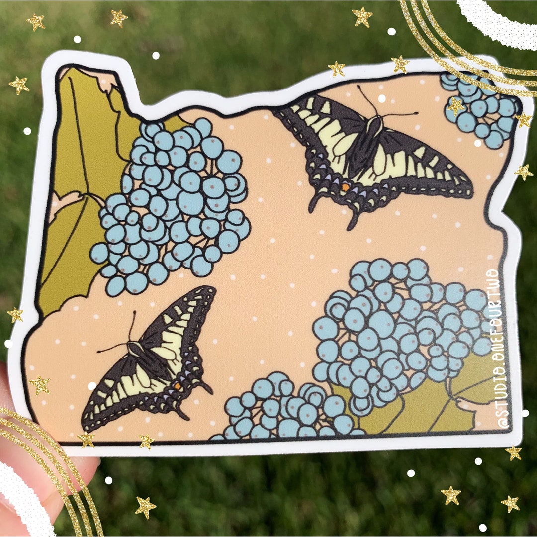 Oregon Sticker | State Sticker - Etsy