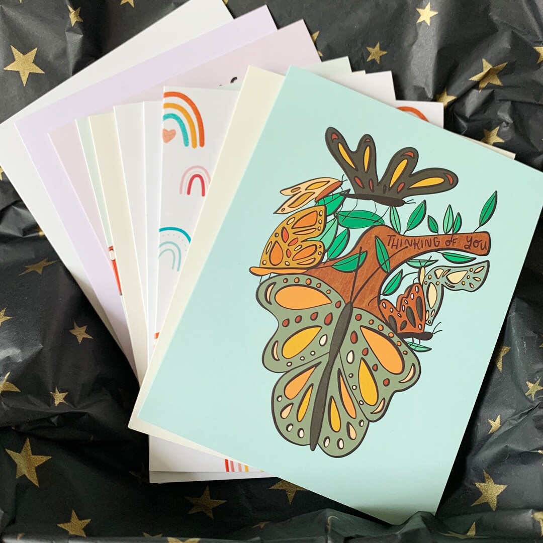 10 Card Set | Assorted Greeting Cards - Etsy