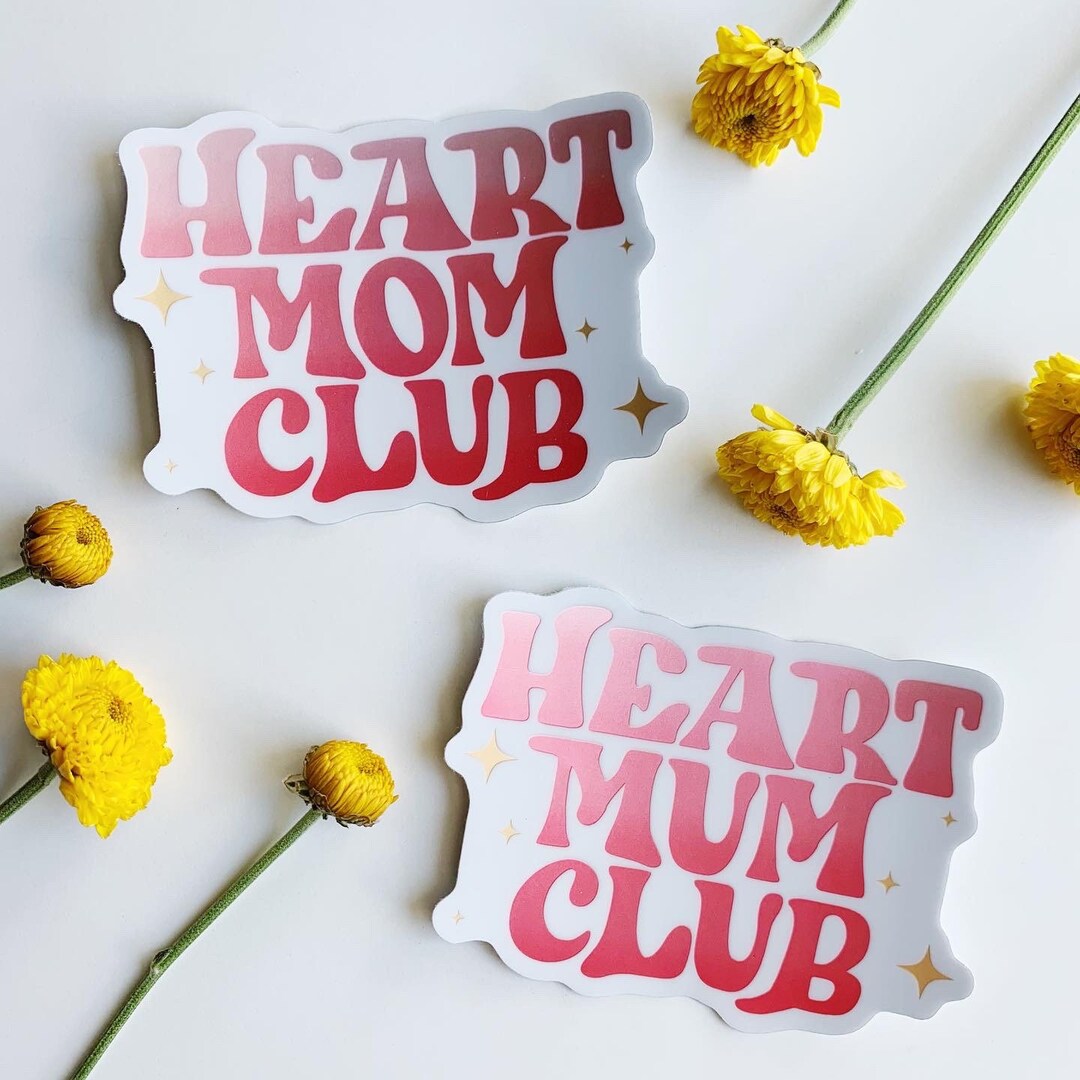 HMC Vaporwave Sticker | CHD Awareness | Heart Mom Club | Heart Mum Club ...