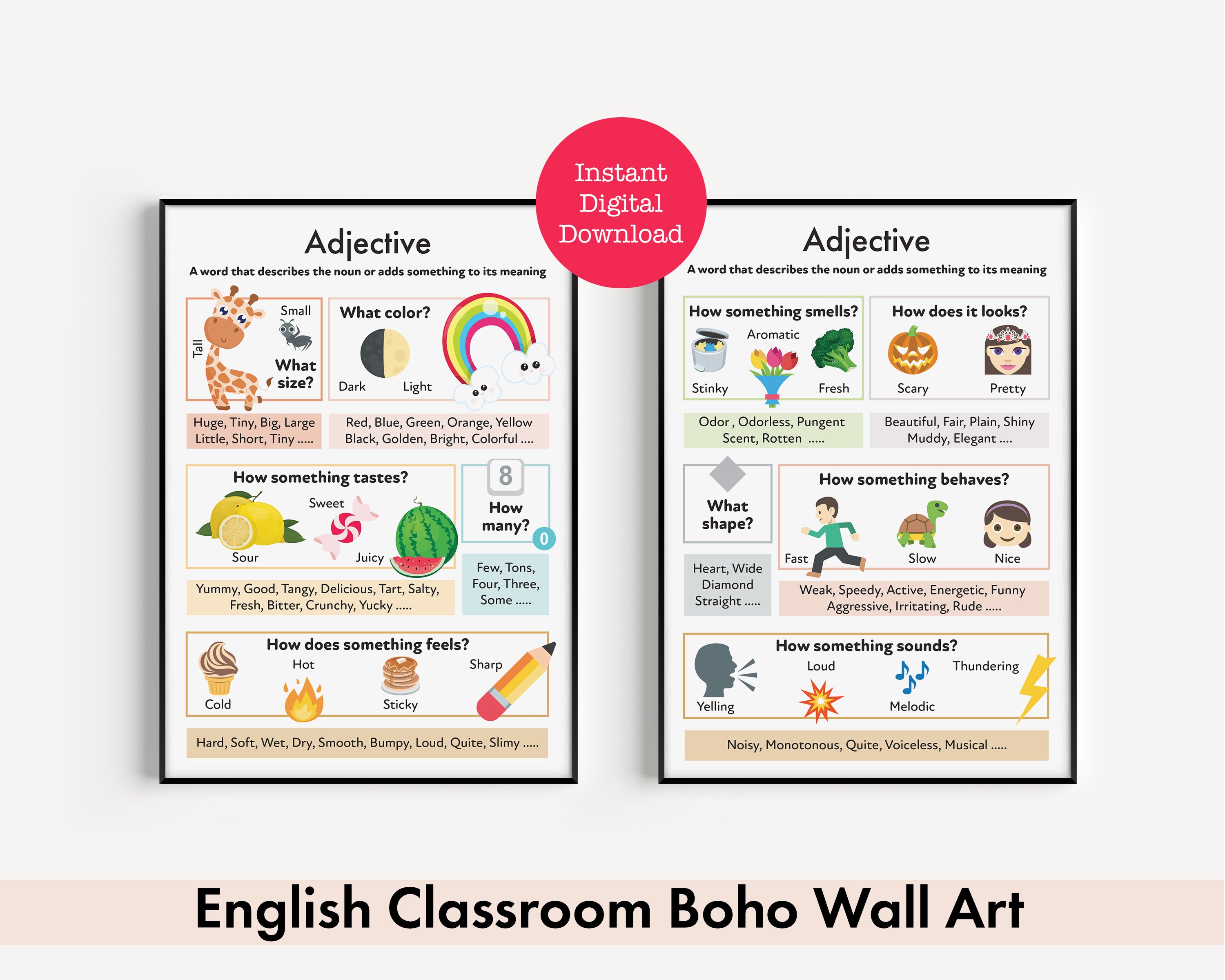 Adjective English Grammar Charts: Learn to Use Adjective in English ...