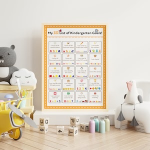 My Big List of Kindergarten Learning Goals, Kindergarten Learning ...