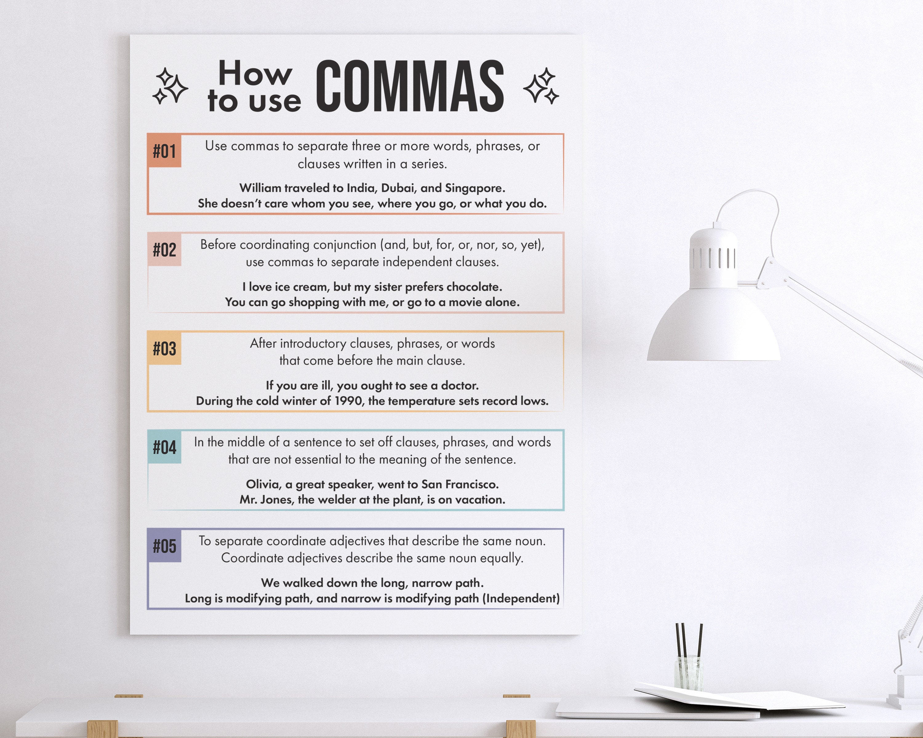 A Step-by-step Guide on How to Use Comma in English Grammar, Boho ...