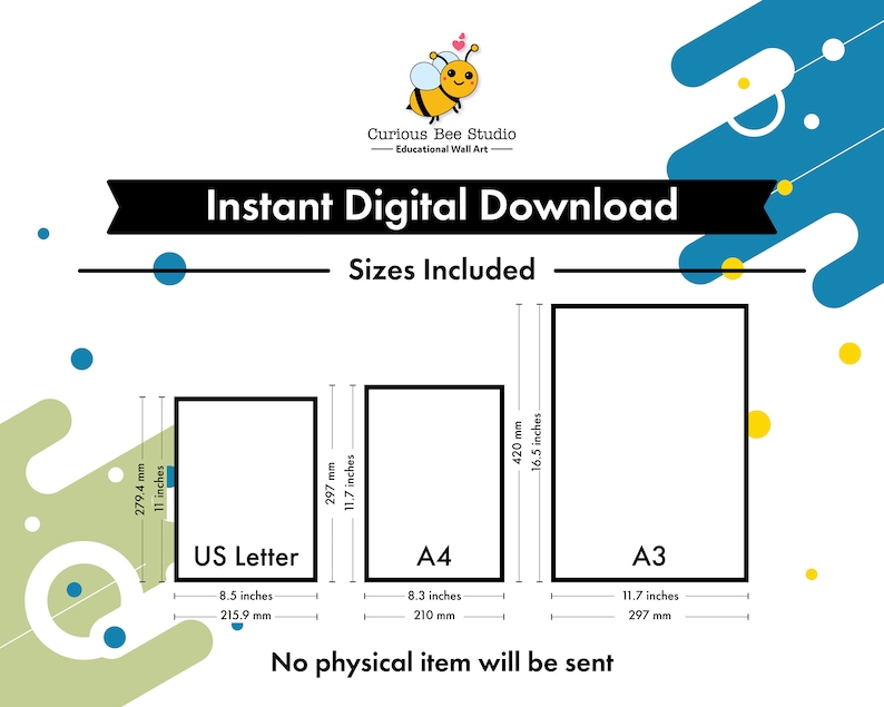 Long and Short Vowels Phonics Chart for Kids, Teaching Aid for English ...