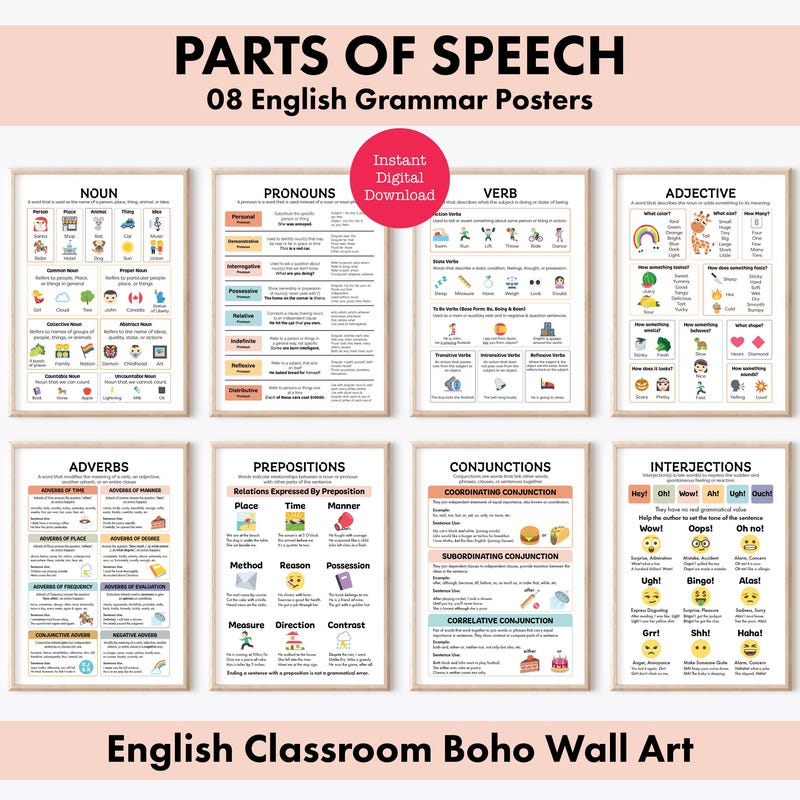 English Class Poster - Etsy