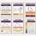 Set of 06 Trigonometry Maths Posters - Right Triangle and Pythagorean ...
