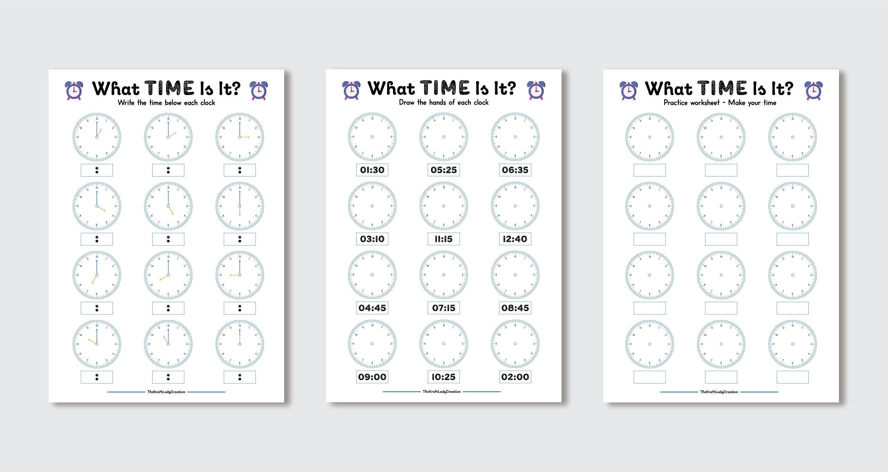 Learn to Tell Time Telling Time Poster What Time is It | Etsy