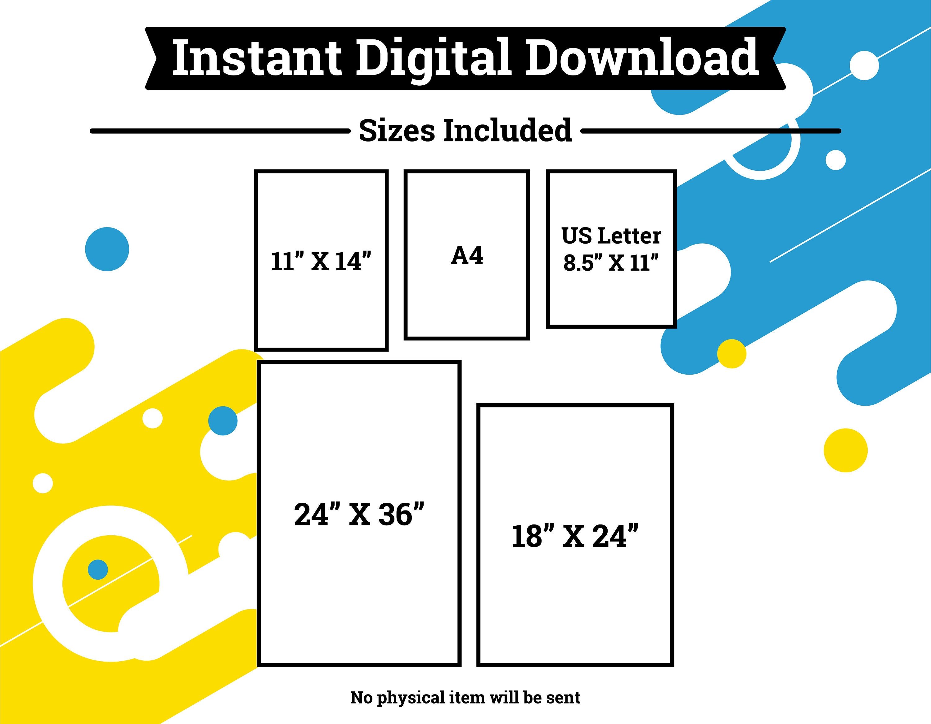 PH Scale Poster – Five Sizes Included (with H+ Concentration Relative ...