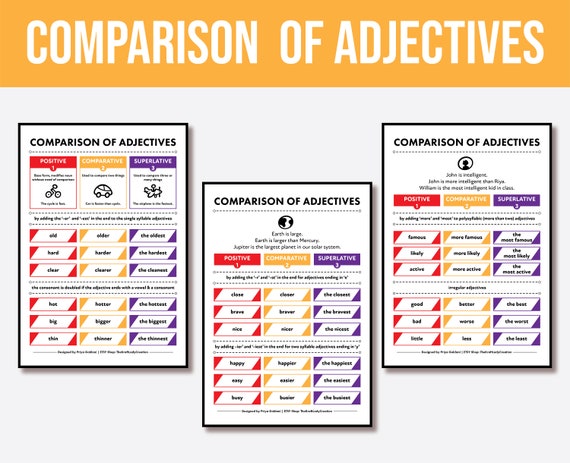 Image Result For Anchor Charts Comparative And Superlative