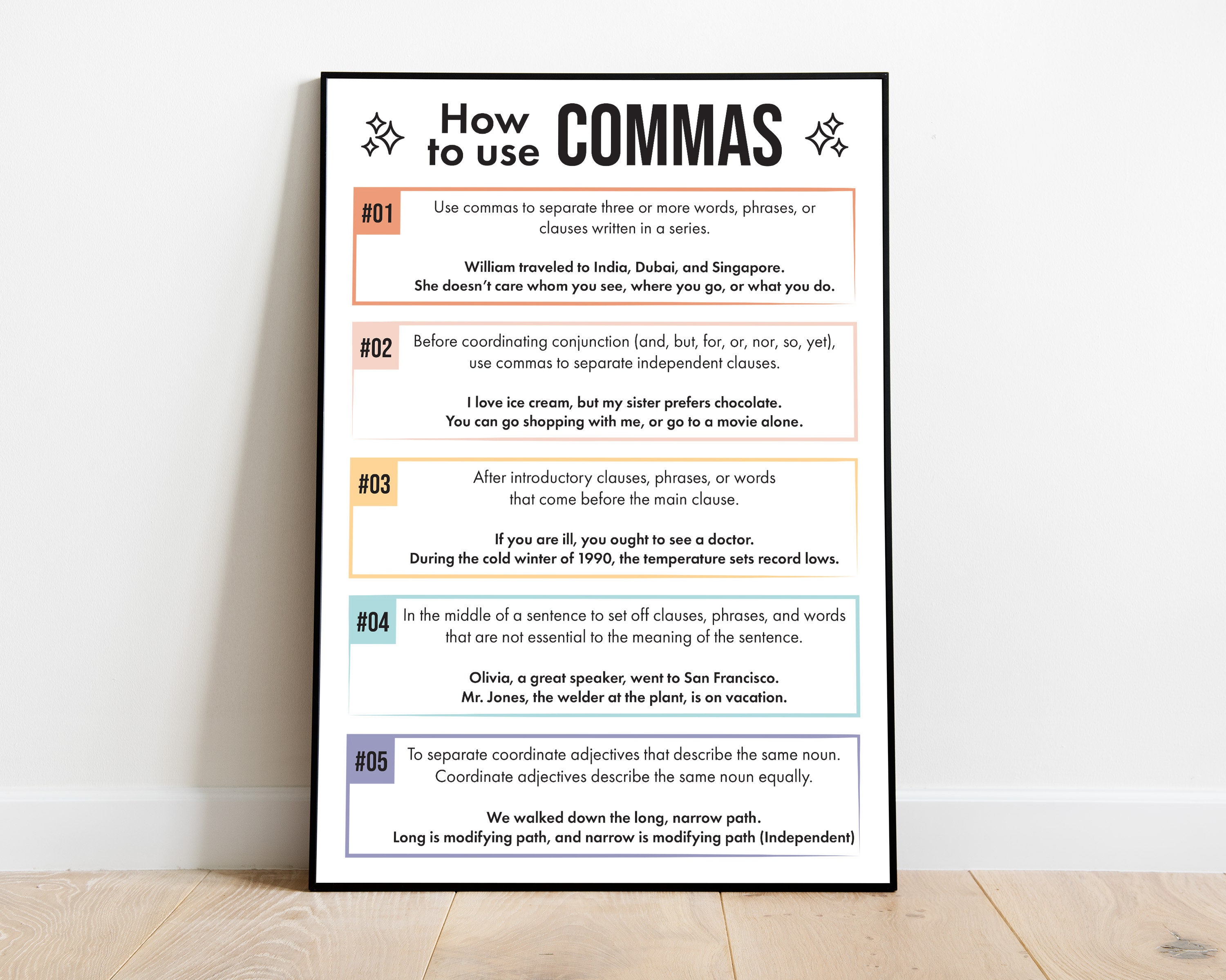 A Step-by-step Guide on How to Use Comma in English Grammar, Boho ...