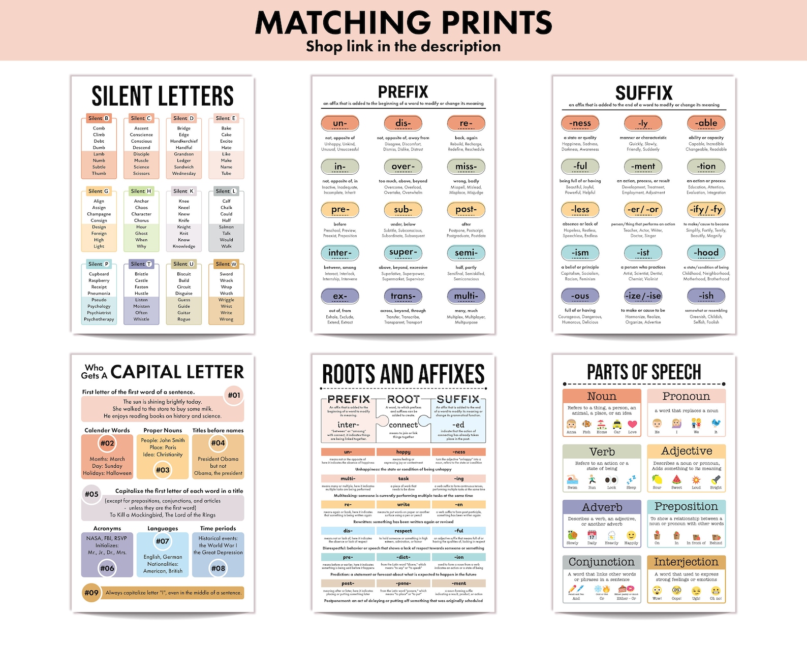 Punctuation Marks Poster - Improve English Writing Skills, Homeschool ...