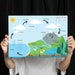 The Water Cycle - Kids Room Science Wall Art – Science Classroom Poster ...