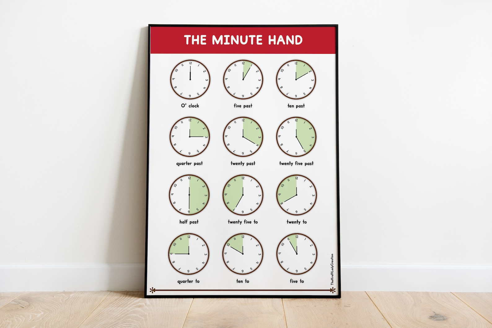 Learn to Tell Time Poster & Worksheets, Telling Time Poster, What Time ...