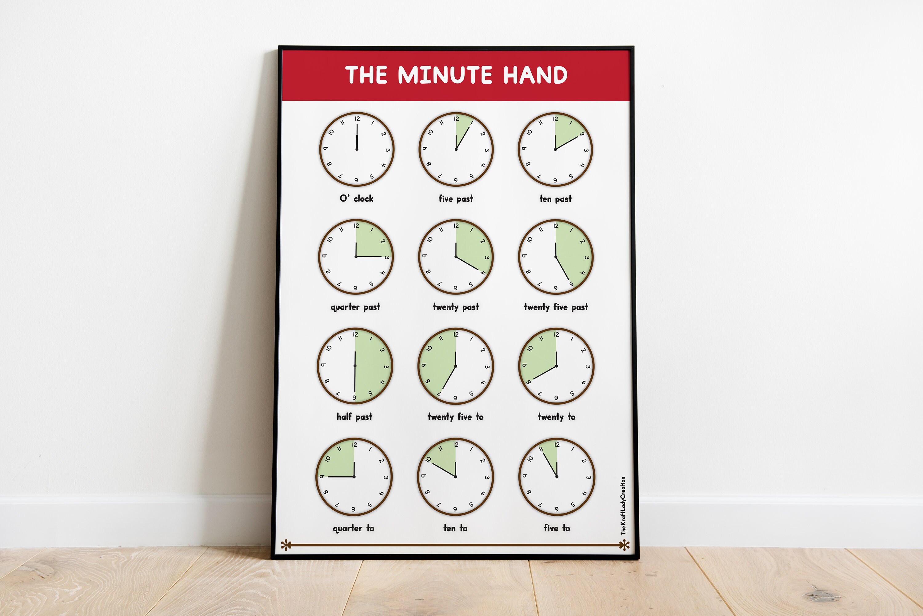 Learn to Tell Time Poster & Worksheets, Telling Time Poster, What Time ...
