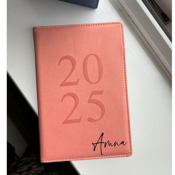 Leather Diary 2025 - Etsy UK