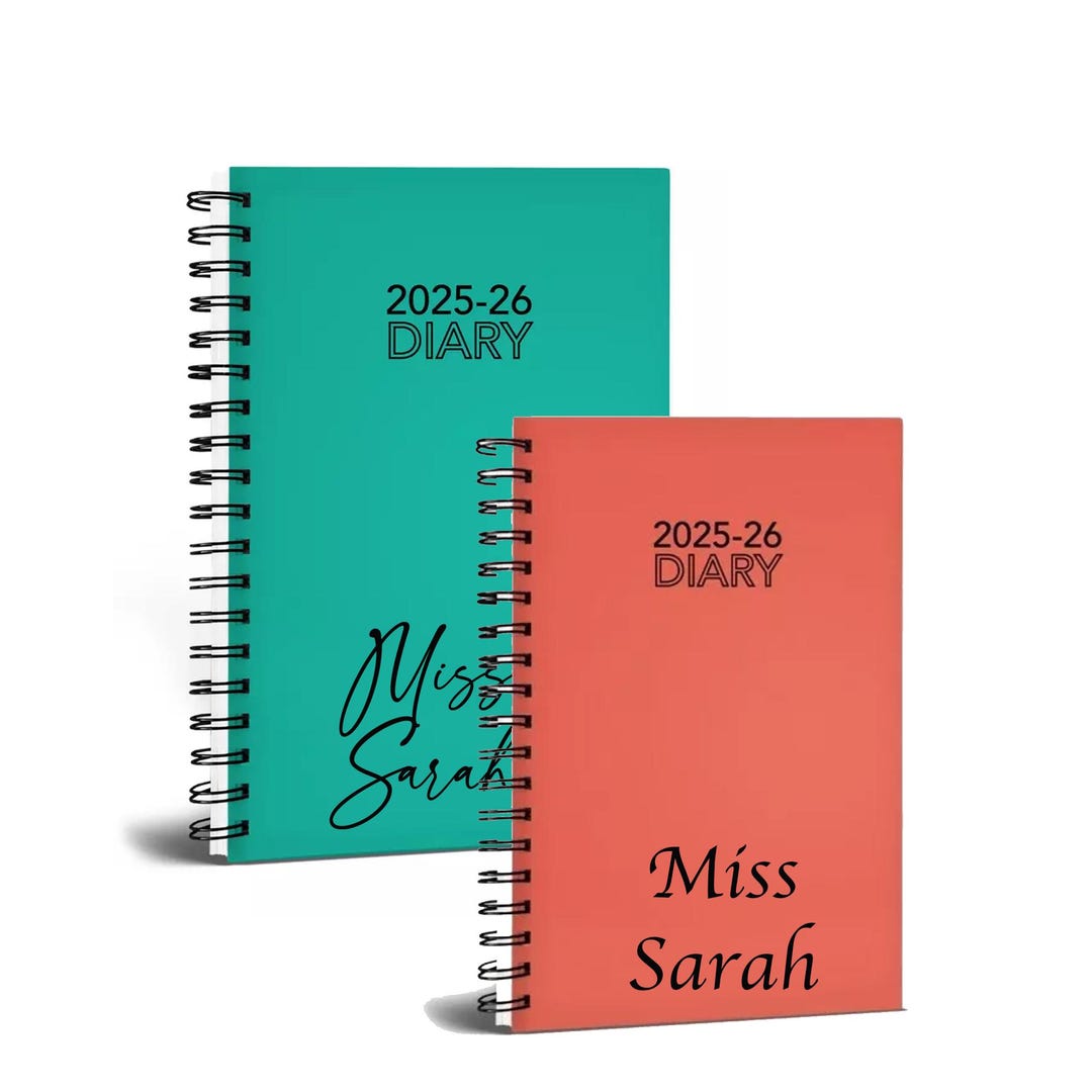 Academic Diary 2025-2026, Teachers Planner, Personalised Academic Diary ...