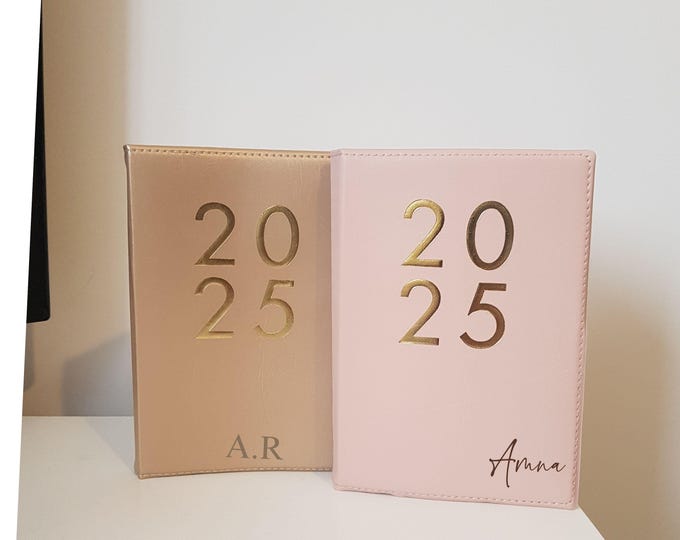 2025 Diary A6 Personalised 2025 Diary, 2025 Diary, Day a Page Planner ...