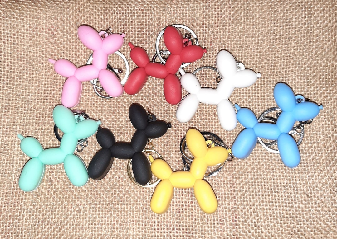 Balloon Dog Keyring Keychain - Etsy UK