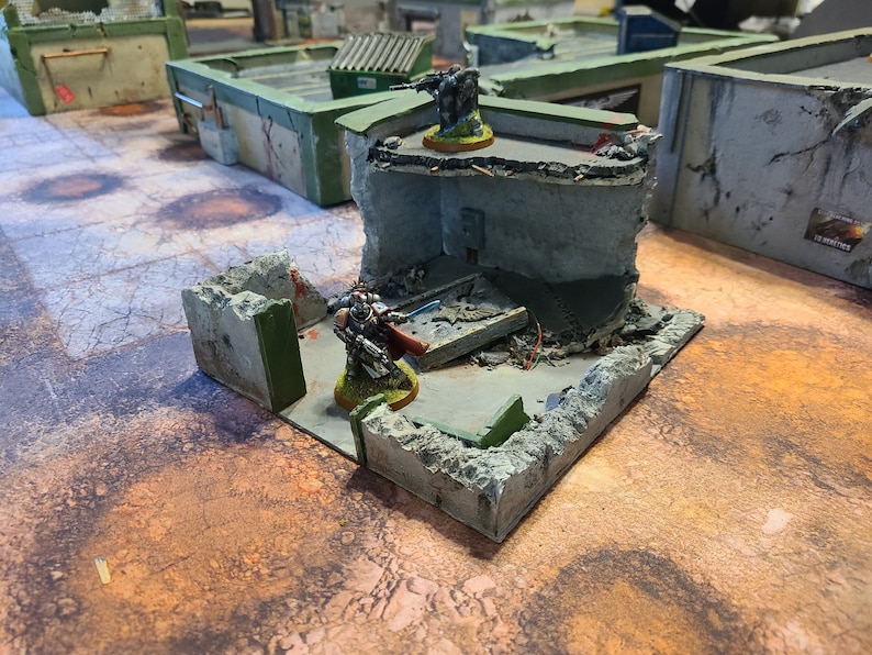 Wargaming Terrain 40k Ruins Ruined Building Warhammer - Etsy