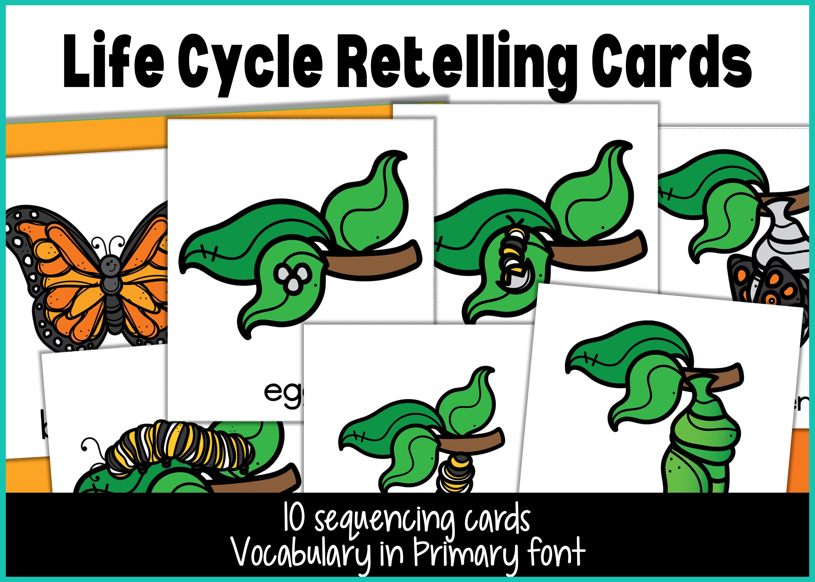 Butterfly Life Cycle Emergent Reader Book and Activities - Etsy