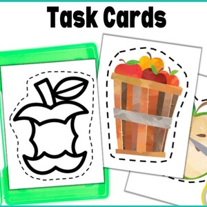 Apple Cutting and Tracing Pages for Preschool, Apple Cutting Practice ...