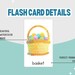 Easter Flashcards for Preschool, Printable Easter Flash Cards ...