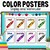 Printable Shape Posters Classroom Decor, White, Classic, Watercolor, 2D ...