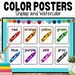 Printable Shape Posters Classroom Decor, White, Classic, Watercolor, 2D ...