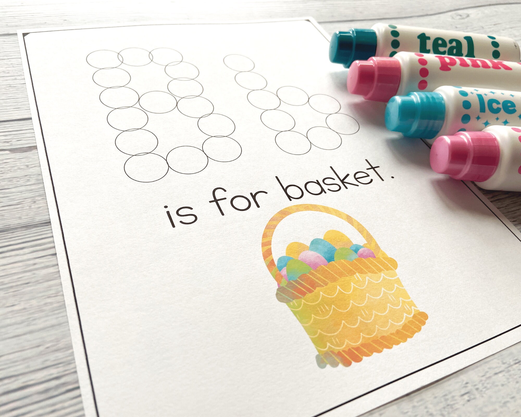Easter Dot Marker Pages for Preschool and Kindergarten, Homeschool ...