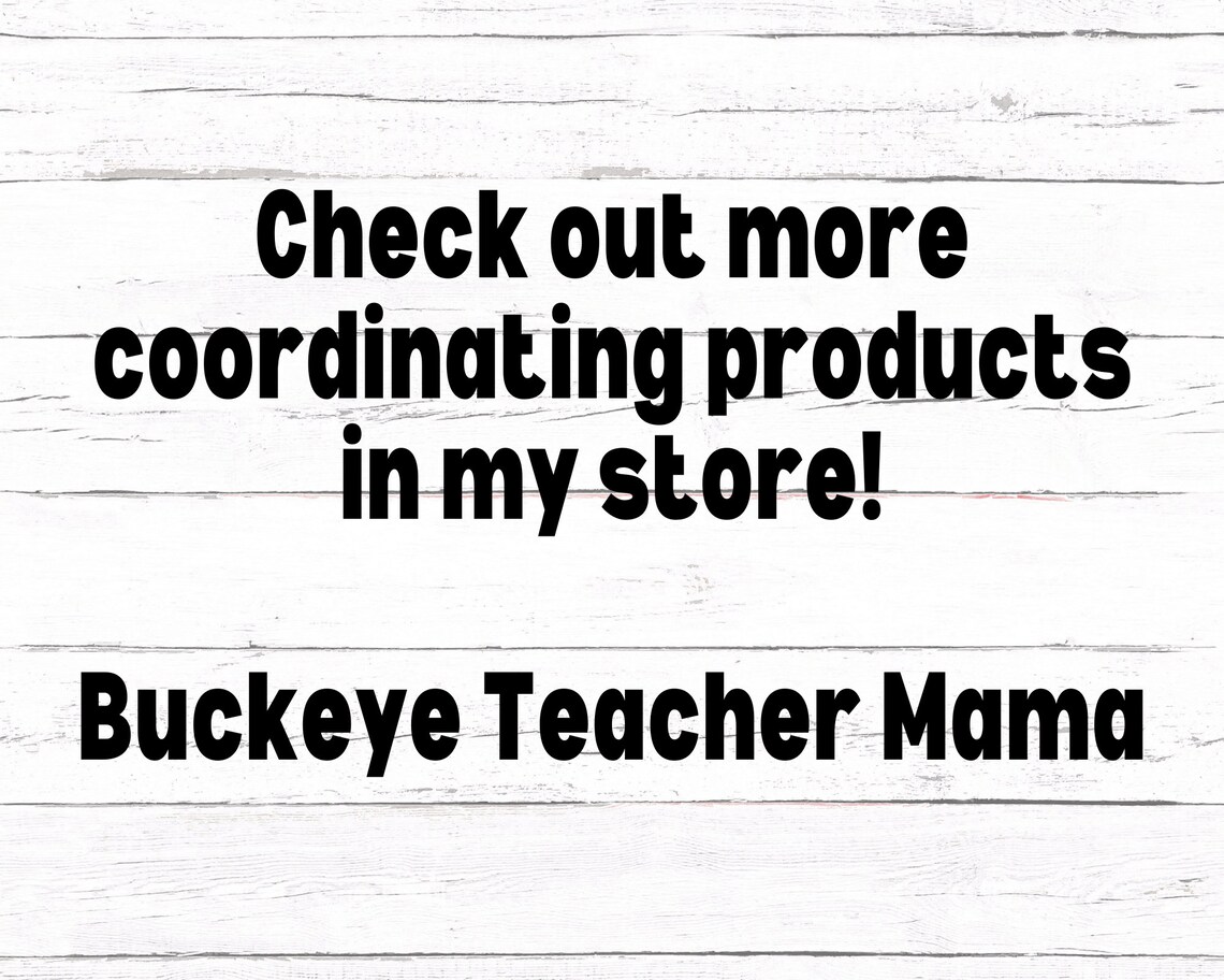 Printable Colors Posters Classroom Decor Shiplap Watercolor - Etsy