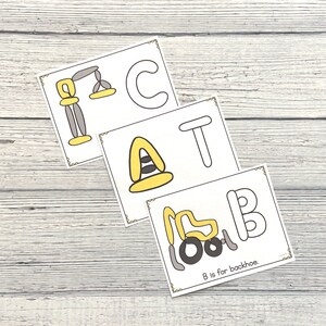 Construction Playdough Mats, Preschool Fine Motor Mats, Construction ...