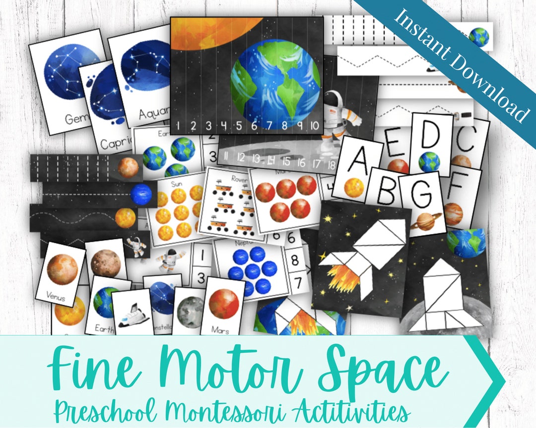 Preschool Solar System Activities, Preschool Outer Space Bundle ...
