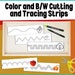 Fall Cutting and Tracing Pages for Preschool, Printable, Scissor ...