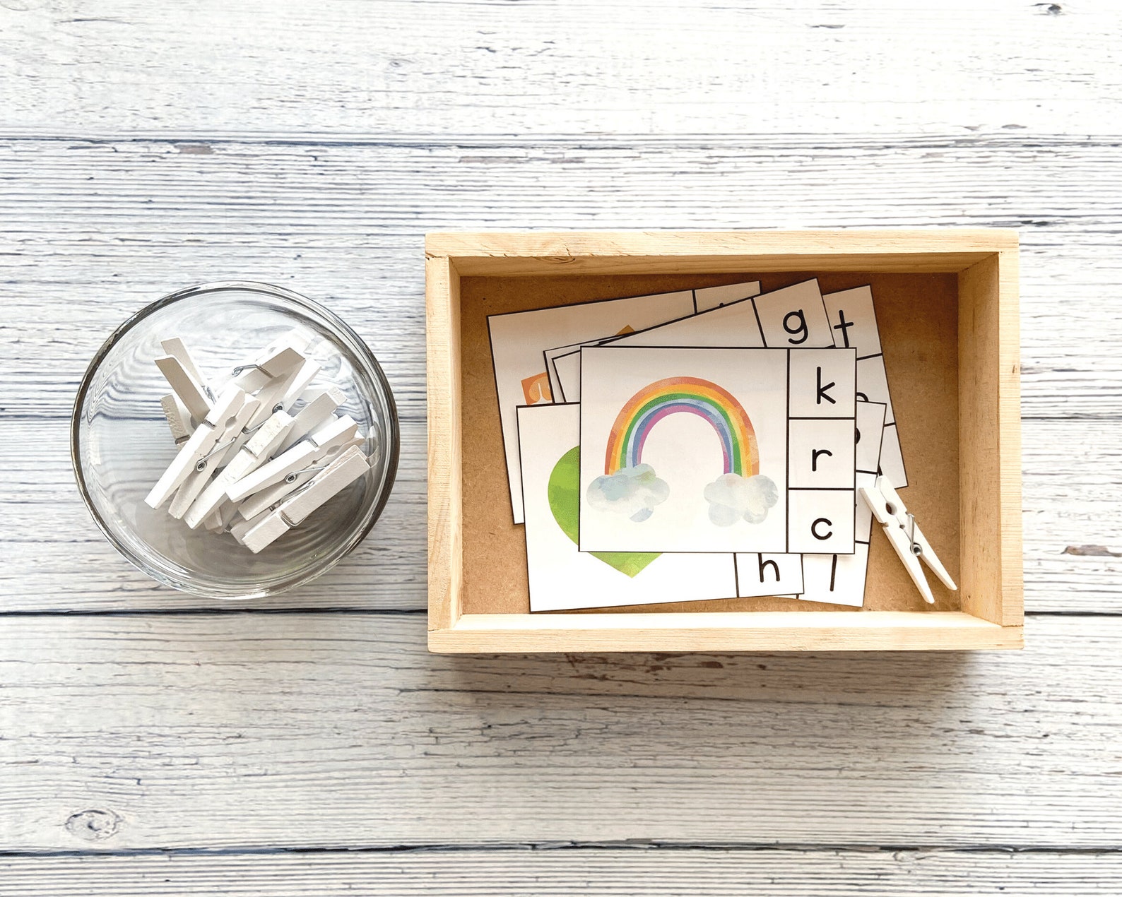 St. Patrick's Day Clip Cards for Preschool | Montessori | Letters and ...