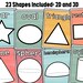 Printable Shape Posters Classroom Decor, Boho, Watercolor, 2D Shapes ...