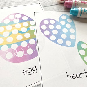 Easter Dot Marker Pages for Preschool and Kindergarten, Homeschool ...