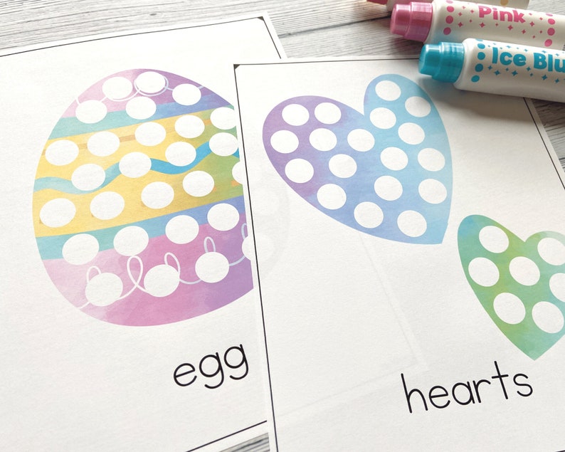 Easter Dot Marker Pages for Preschool and Kindergarten, Homeschool ...