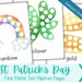 St. Patrick's Day Dot Marker Pages for Preschool and Kindergarten ...